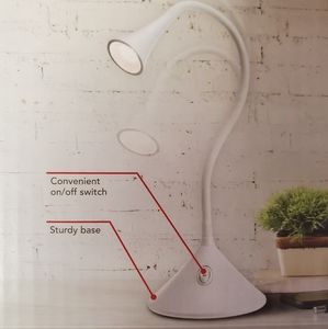 Sunbeam | Office | Sunbeam Flexible Led Desk Lamp In Black Or White ...